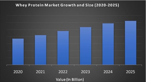 Whey Protein Market Size, Growth, Share, Trends | 2023-2028